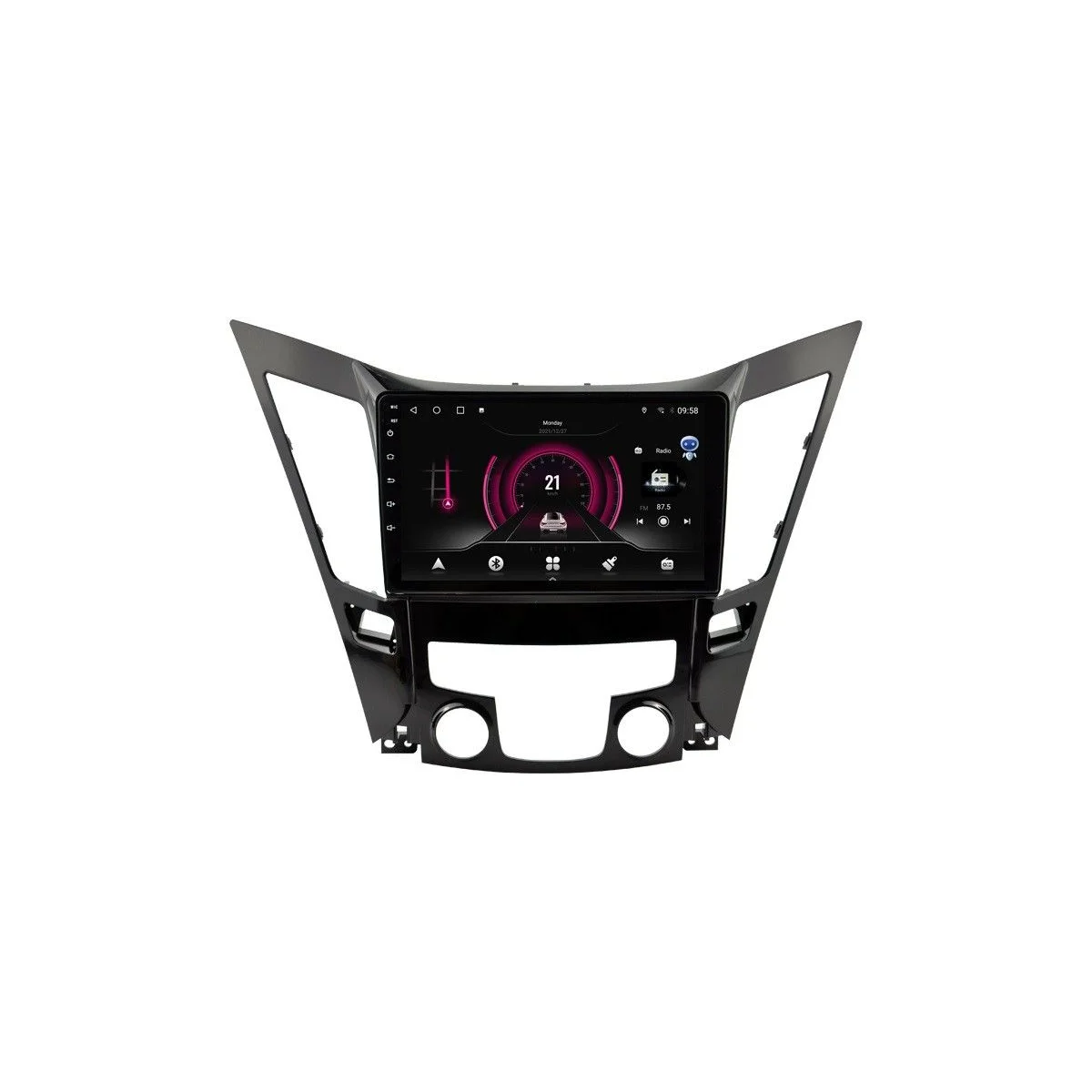 Radio navegador Hyundai Sonata, 2010-2015, Android 14. CarPlay