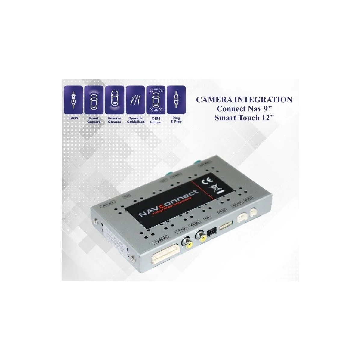 Interface cámara Citroen C3 Aircross, DS3, DS4, Opel Corsa, Peugeot 208 ...