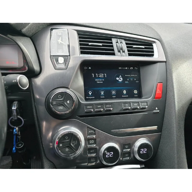 Radio navegador Citroen DS4, DS5, 2010-2018, Carplay & Android Auto